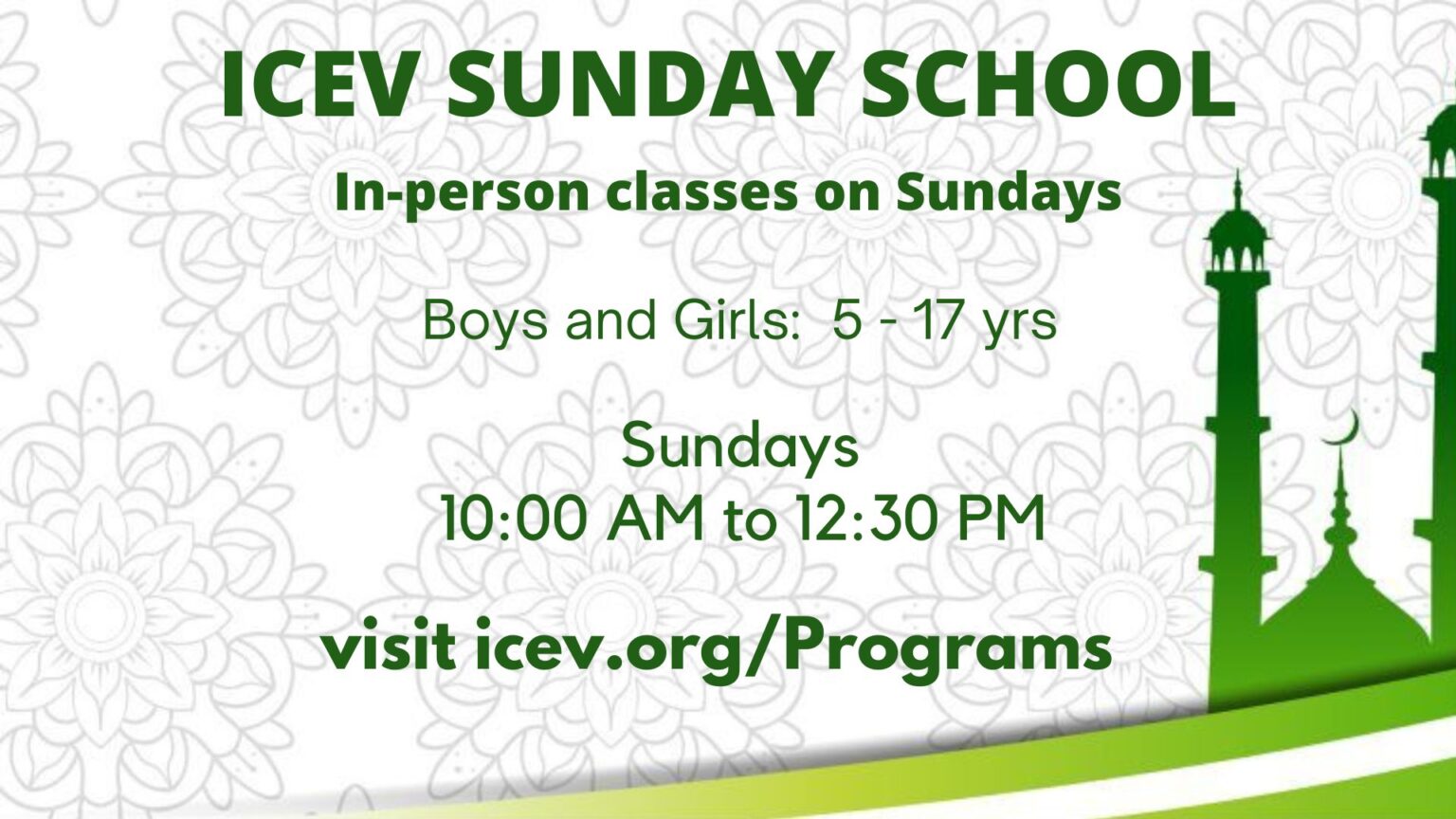 ICEV – Islamic Center of East Vally
